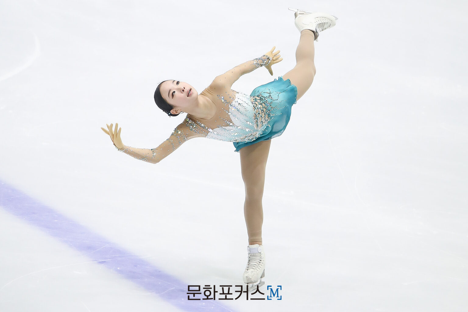 현장스케치 윤서진목일중 2023 전국남녀 피겨스케이팅 회장배 랭킹대회 프리 스케이팅 문화포커스